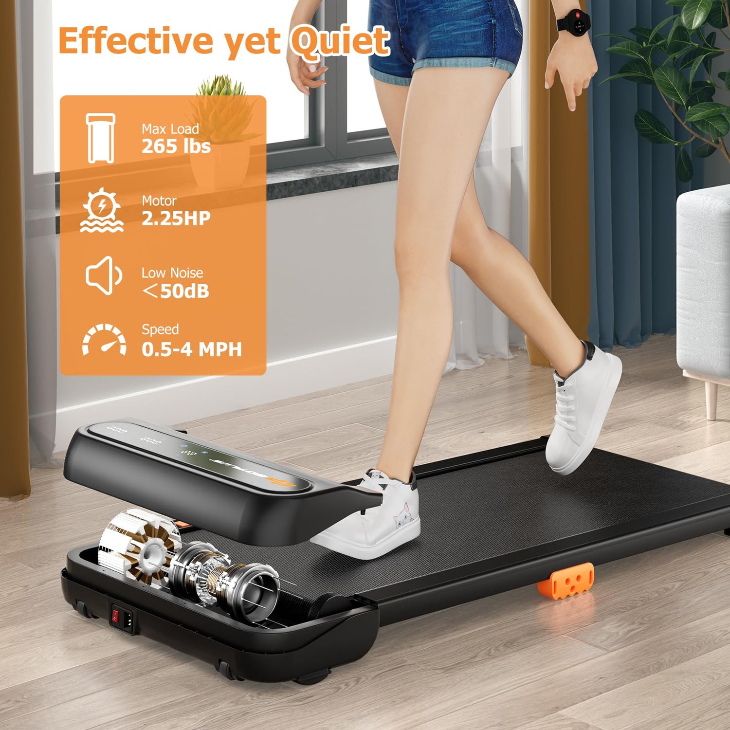 Goplus Under Desk Treadmill